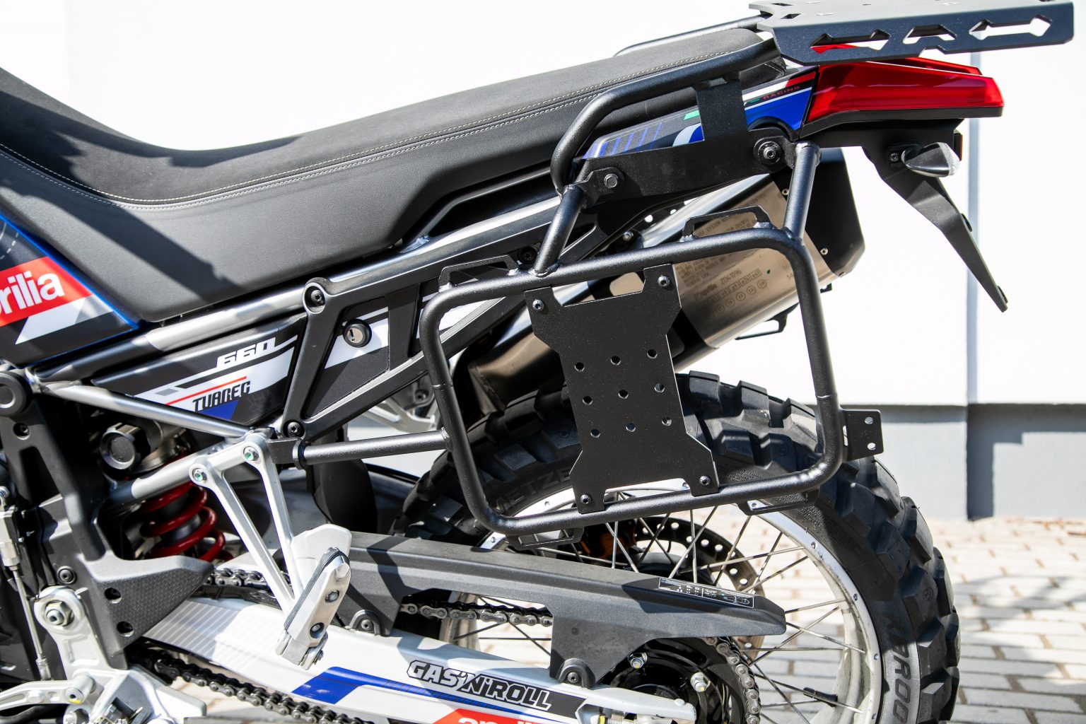 Aprilia Tuareg 660 - Pannier Racks – Outback Motortek United Kingdom